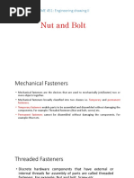 Threads and Fasteners: Thread Symbols | PDF | Screw | Cutting Tools