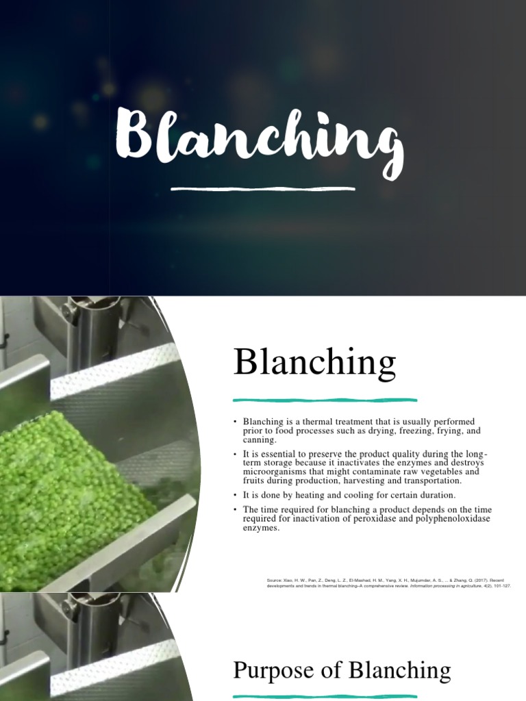 Blanching | PDF | Infrared | Electromagnetic Radiation