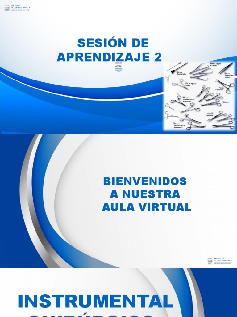 Clase 2 Instrumental Quirurgico | PDF | Acero inoxidable | Infección ...