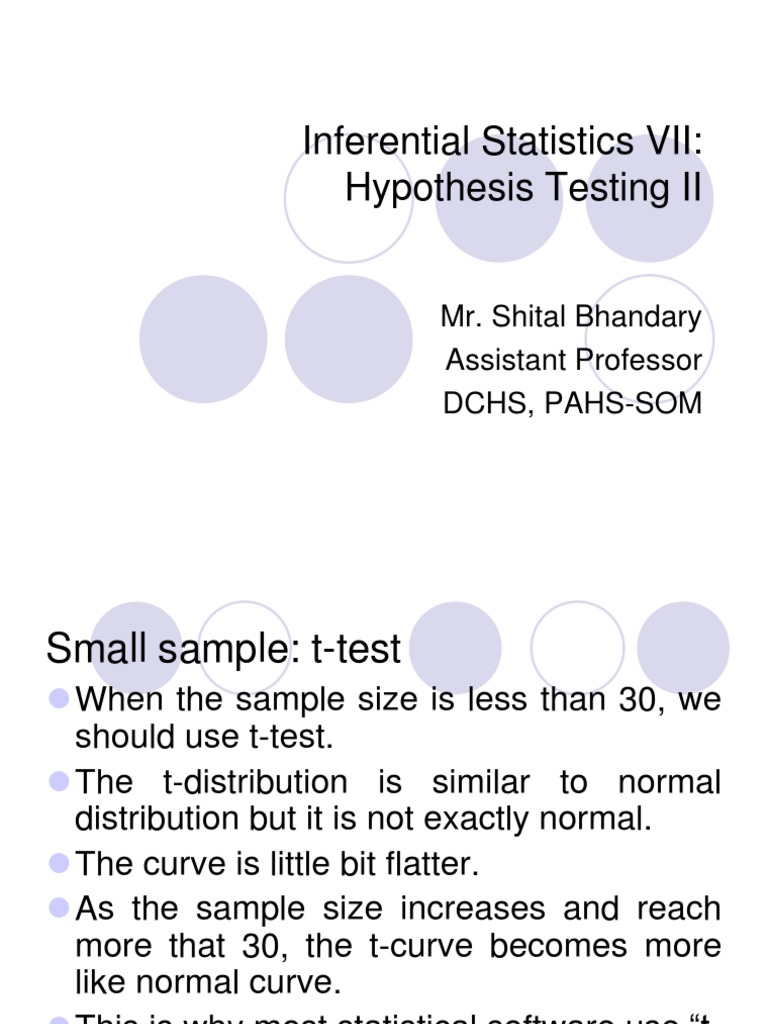7 Inferential Statistics VII - May19 2014 | PDF | Chi Squared ...