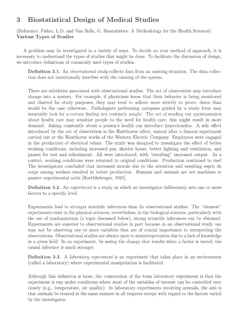 STT034 4 Biostatistical Design | PDF