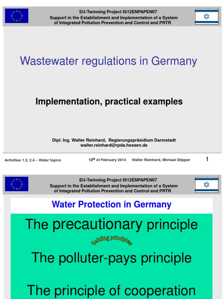 Germany's Wastewater Regulations Overview | PDF | Science & Mathematics ...
