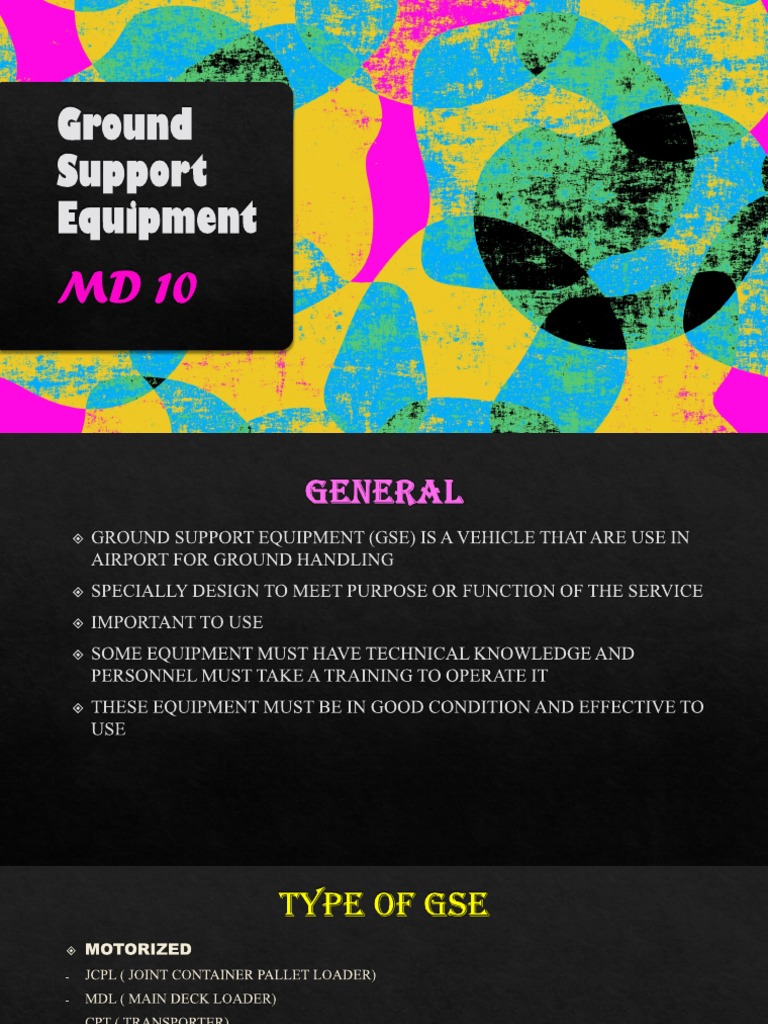 Ground Support Equipment | PDF