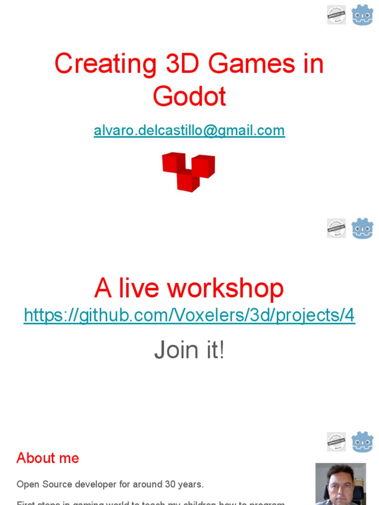 Creating 3D Games in Godot (Alvaro Del Castillo) | PDF | Blender ...