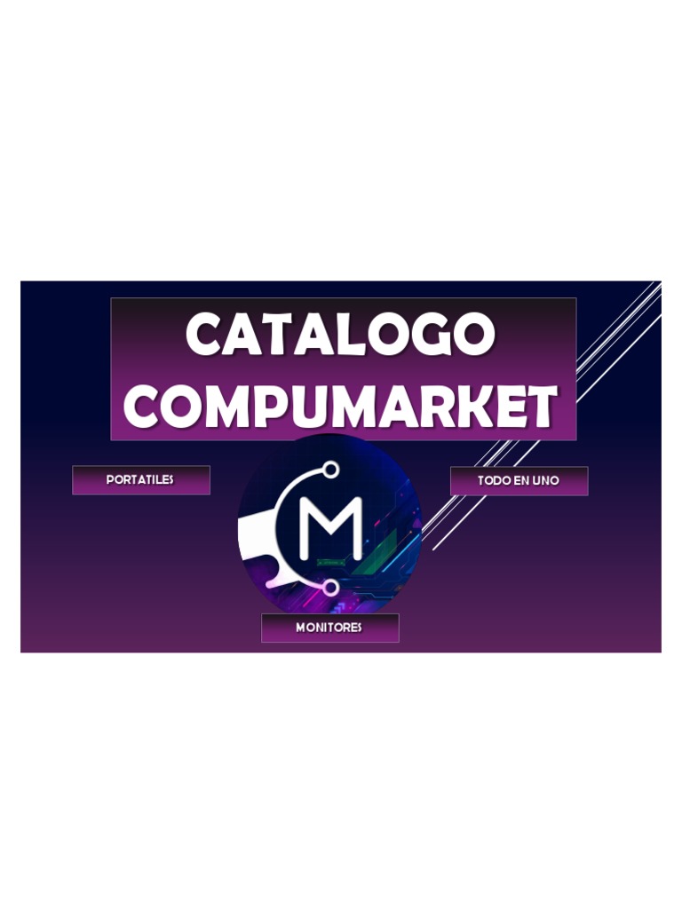 Catalogo Compumarket: Portatiles Todo en Uno | PDF | Microprocesador | Memoria de acceso aleatorio
