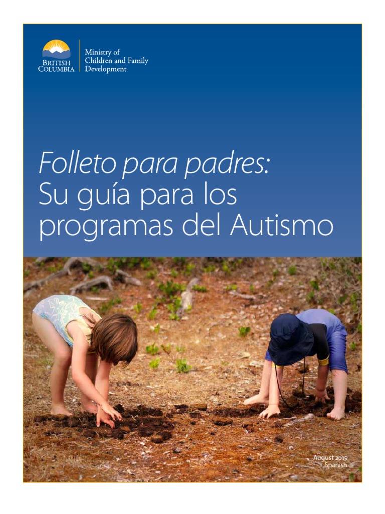 18 Folleto Padres Guia para Programas Autismo | PDF | Espectro autista ...
