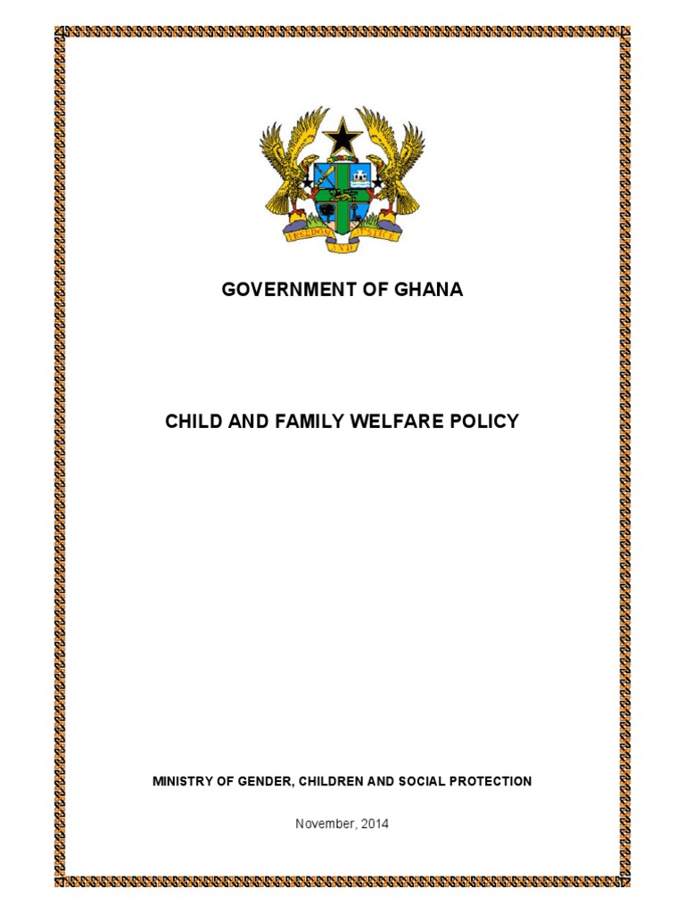 Ghana Child and Family Welfare Policy | PDF | Family | Violence