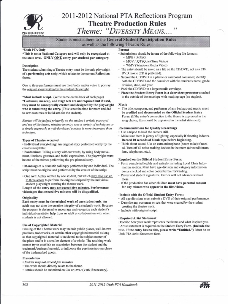 Theatre Rules | PDF | Theatre | Entertainment (General)