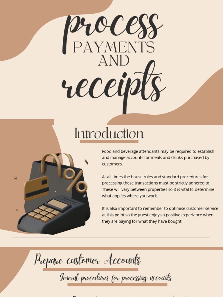 Process Payment and Receipts | PDF | Credit Card | Debit Card
