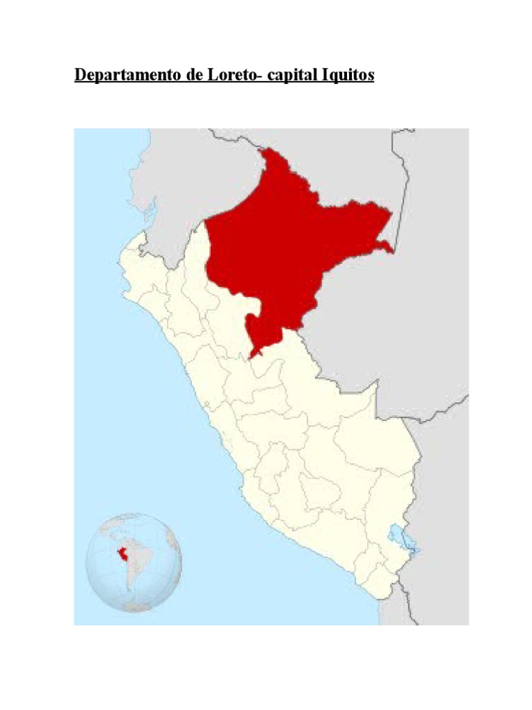 Departamento de Loreto-Iquitos Ultimo | PDF