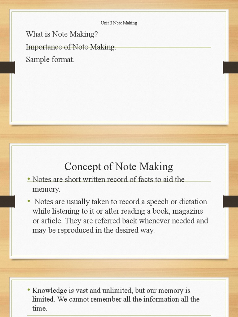 Effective Note Making Techniques | PDF | Learning | Information