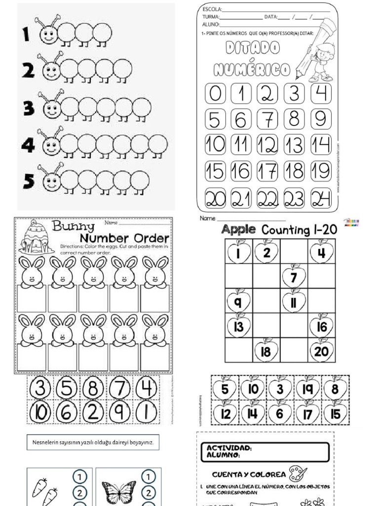 Actividades de Matematicas Preescolar 2 | PDF