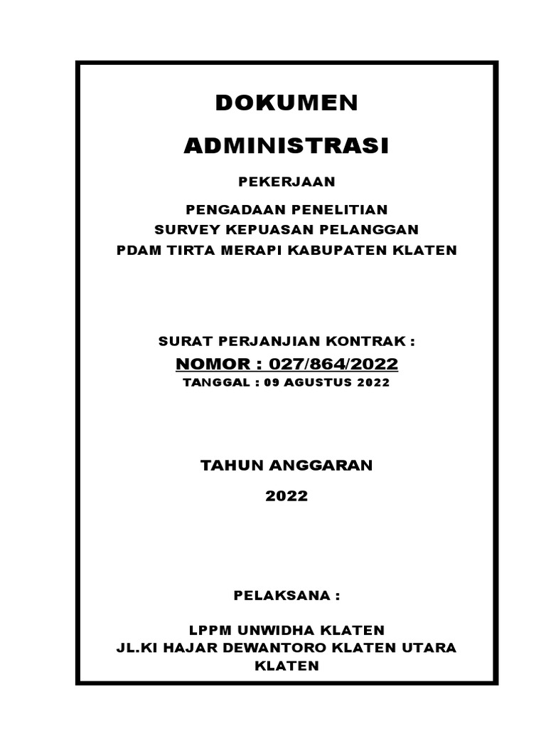 Cover Pengadaan Barng 1 | PDF