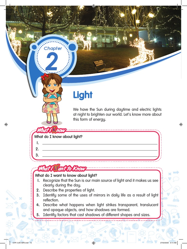 Understanding Light for Grade 4 Science | PDF | Shadow | Mirror