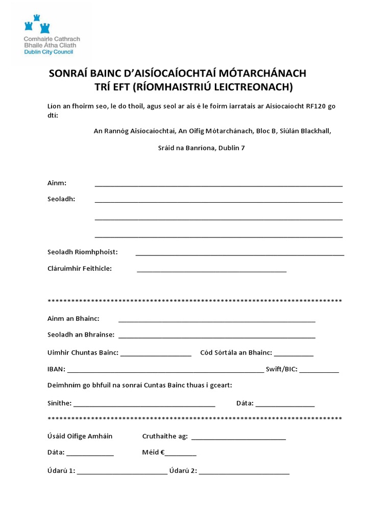 eft_form_irish-1 | PDF