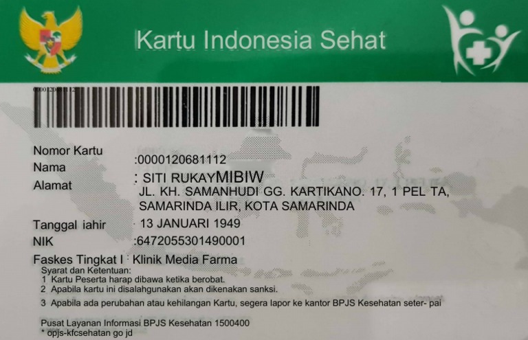 Bpjs Mbah Putri - OCR | PDF