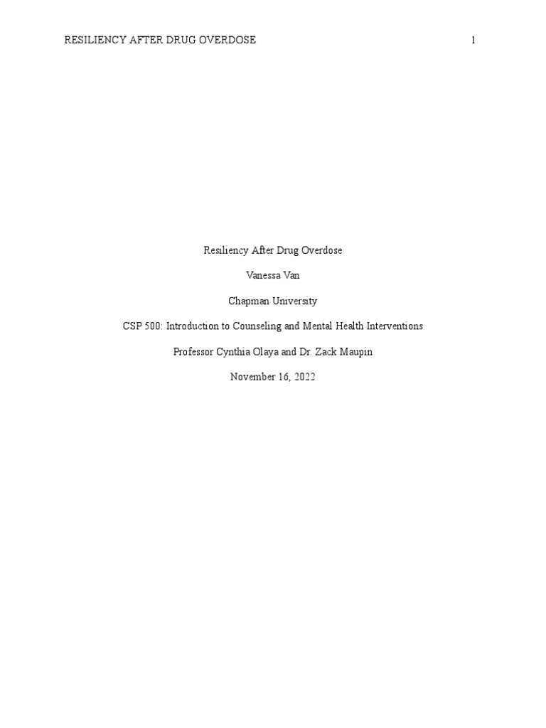 Resilience Paper | Download Free PDF | Psychological Resilience | Grit ...