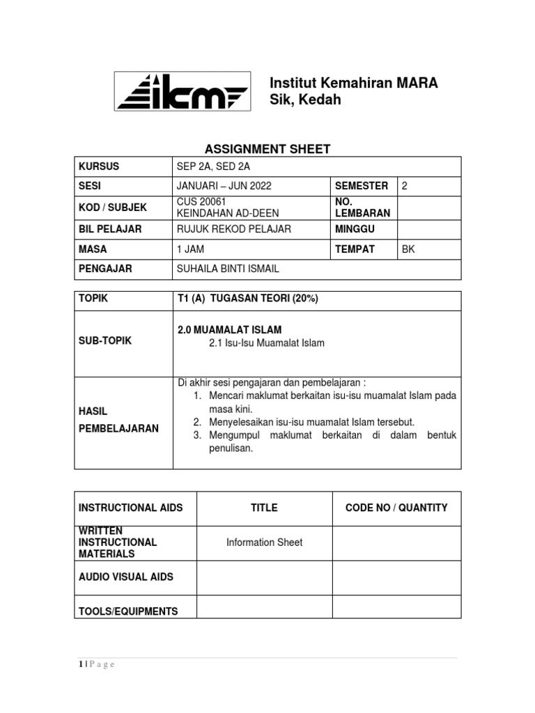 Muamalat Islam | PDF