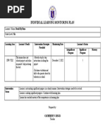 Individual Learning Monitoring Plan (Sample Template) | PDF ...