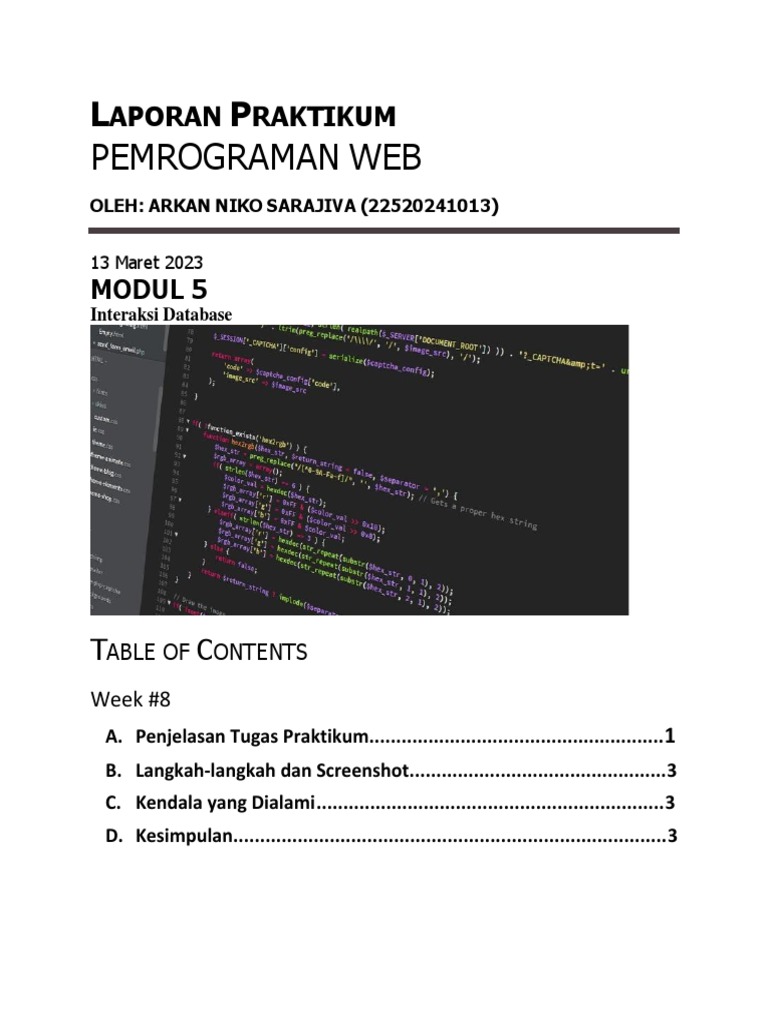 LAPORAN MODUL 5 | PDF