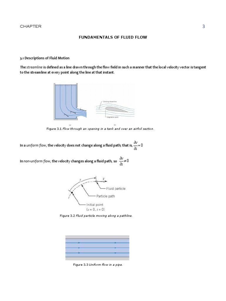 Fundamentals of Fluid Flow: V S V S | PDF | Rotation Around A Fixed Axis | Fluid Dynamics