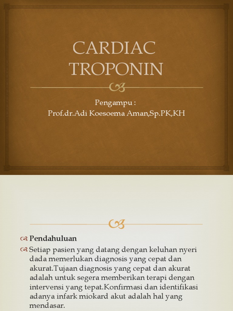 Cardiac Troponin 2 | PDF