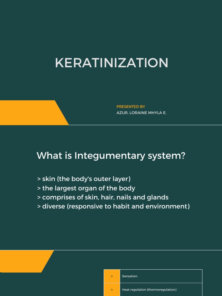 Keratinization | PDF