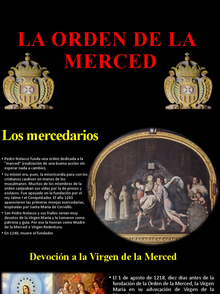 Los Mercedarios | PDF | Espiritualidad catolica | Órdenes y sociedades ...