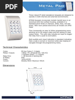 DoorGard Keypad Programming Guide | PDF | Relay | Power Supply
