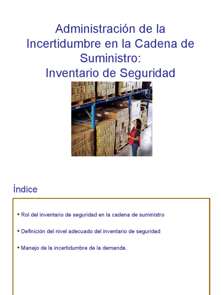 Inventario de Seguridad | PDF | Inventario | Transporte