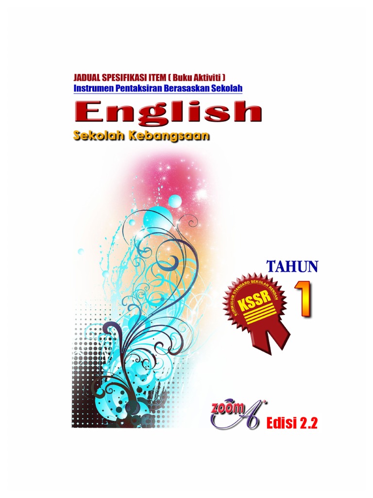 English Year 1 Activity Book | PDF | Word | Syllable
