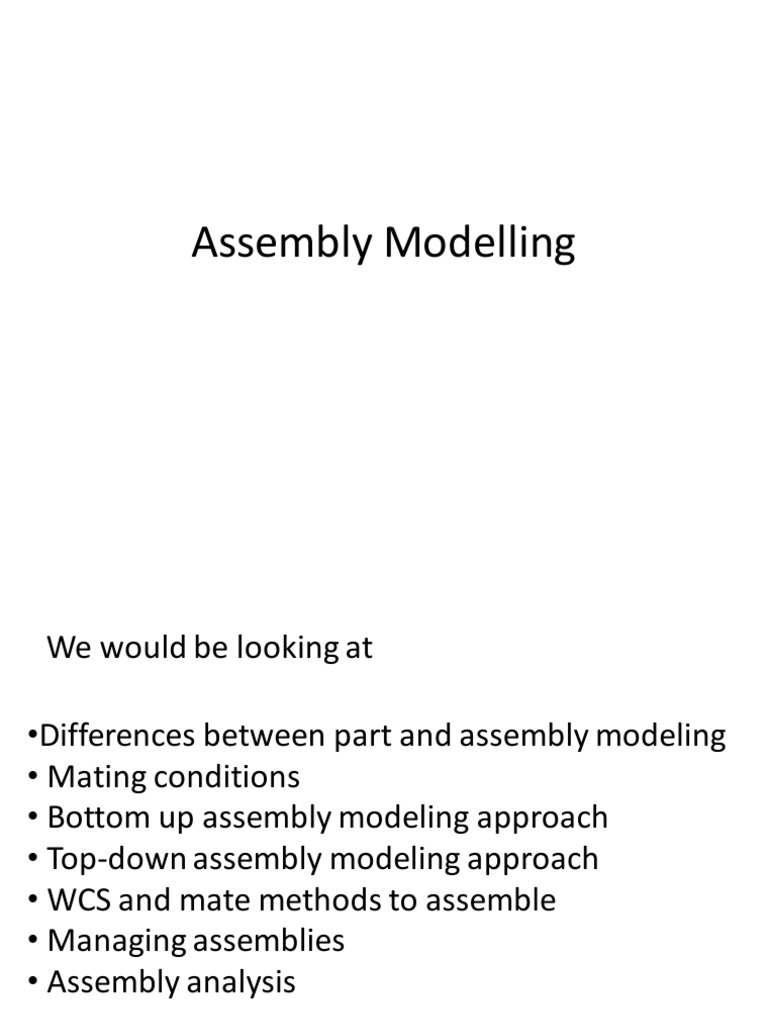 Assembly Modelling | PDF | Matrix (Mathematics) | Plane (Geometry)