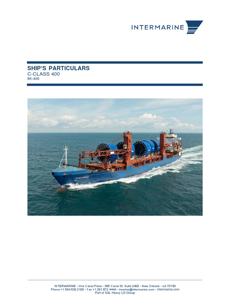 C-Class 400 Ship Specifications | PDF