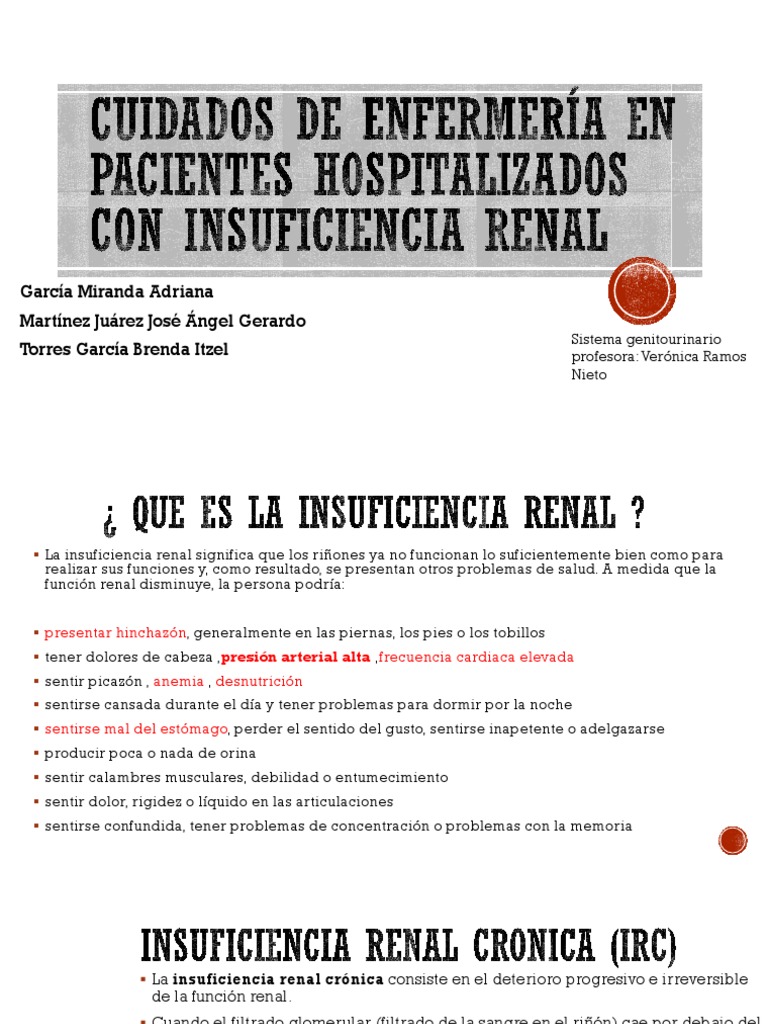 Insuficiencia Renal 4.0 | PDF | Enfermedad renal crónica | Riñón