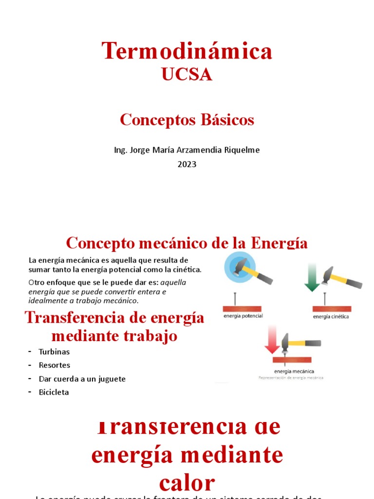 Clase 2 Termodinámica UCSA | PDF