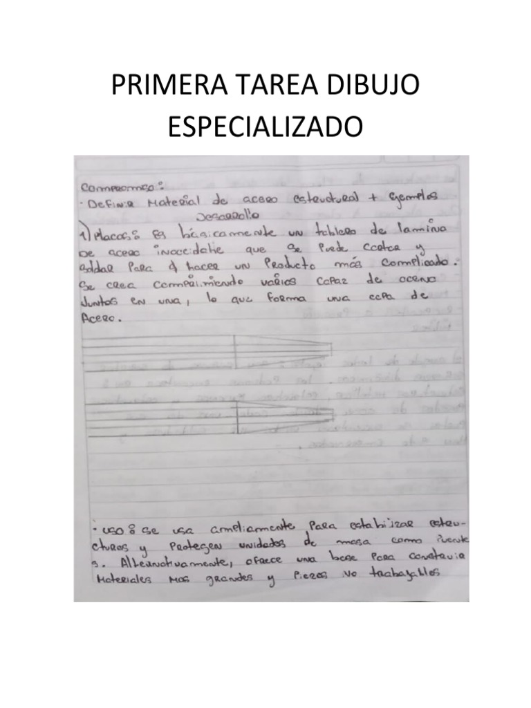 Primera Tarea Dibujo Especializado | PDF