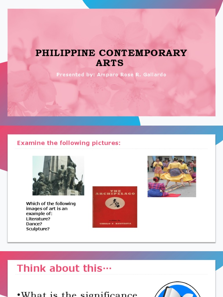 Overview of Philippine Contemporary Arts | PDF | Philippines | Dances