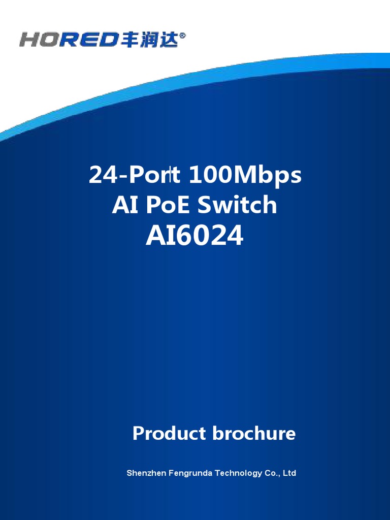24-Port 100Mbps AI PoE Switch: An Affordable Switch for Security ...