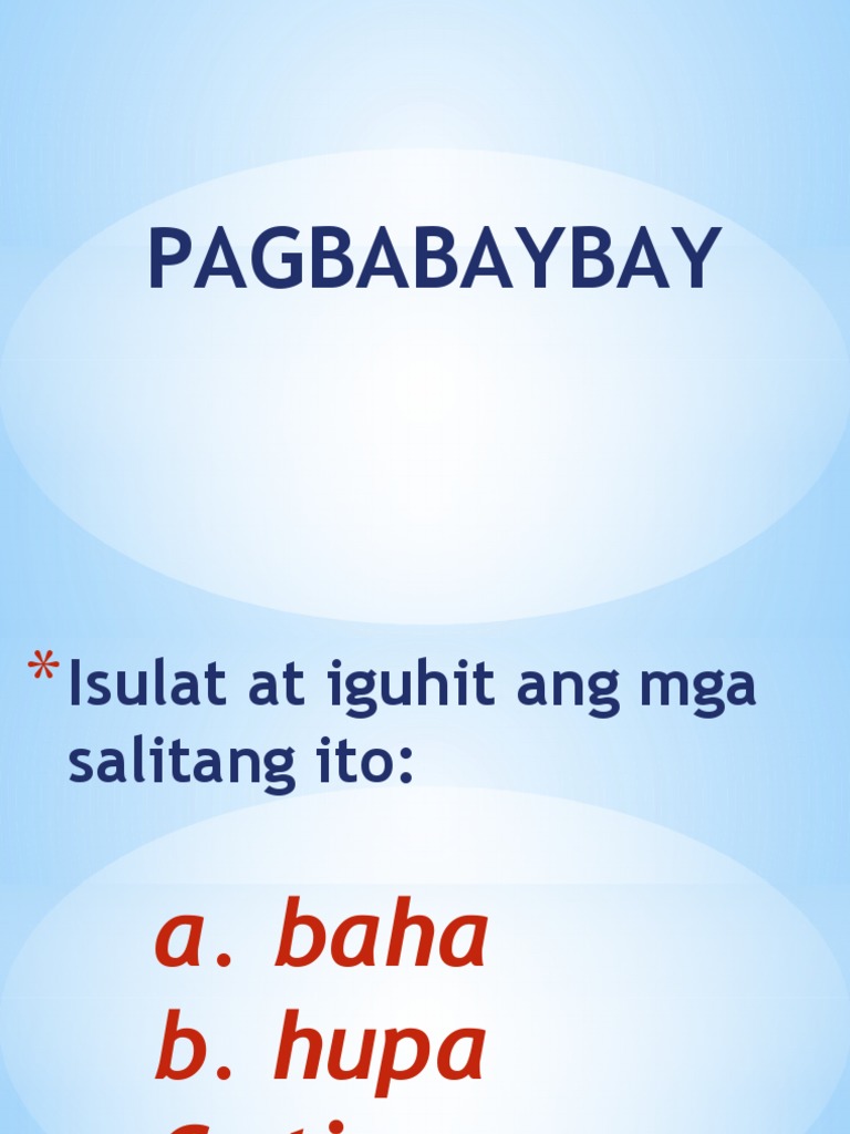 Pagbabaybay | PDF