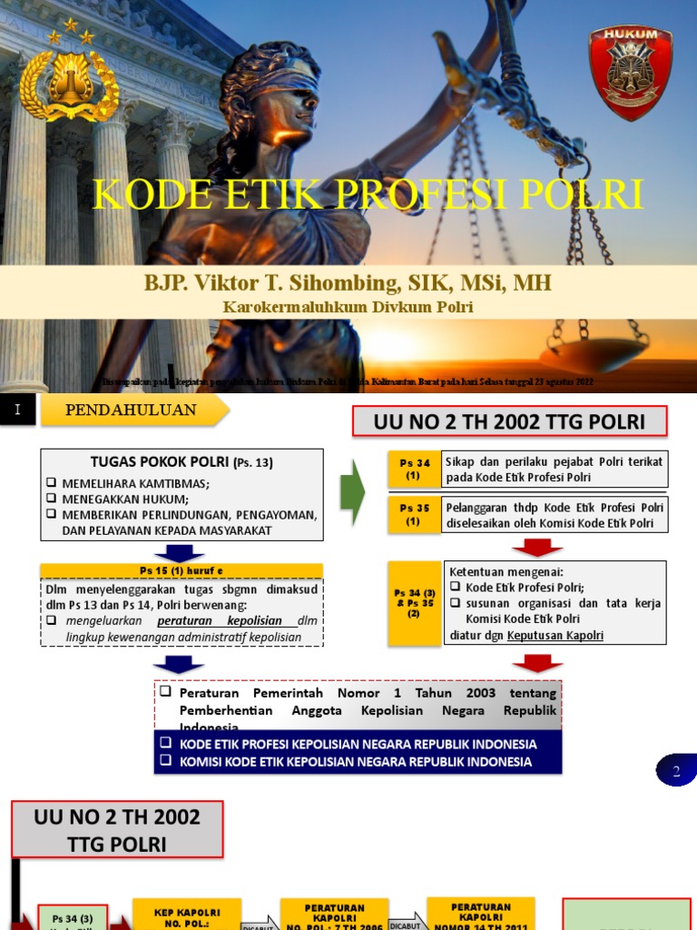 Kode Etik Profesi Polri | PDF