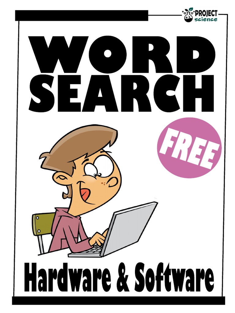 HardwareandSoftwareWordSearch 1 | PDF | Computer Hardware | Microcomputers