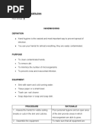 Retdem Handwashing Script | PDF | Hand Washing | Infection