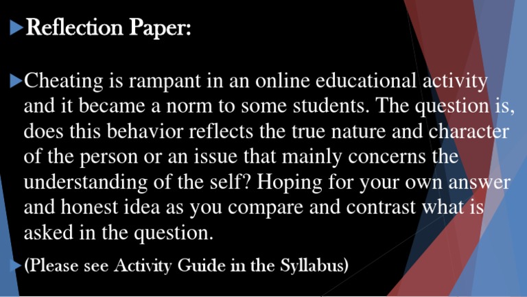 Understanding The Self Midterm Reflection Paper | PDF
