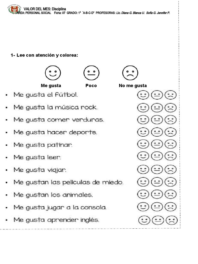 Disciplina en Educación Personal | PDF