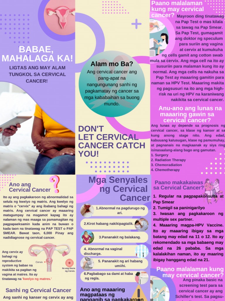 CERVICAL CANCER LEAFLET | PDF