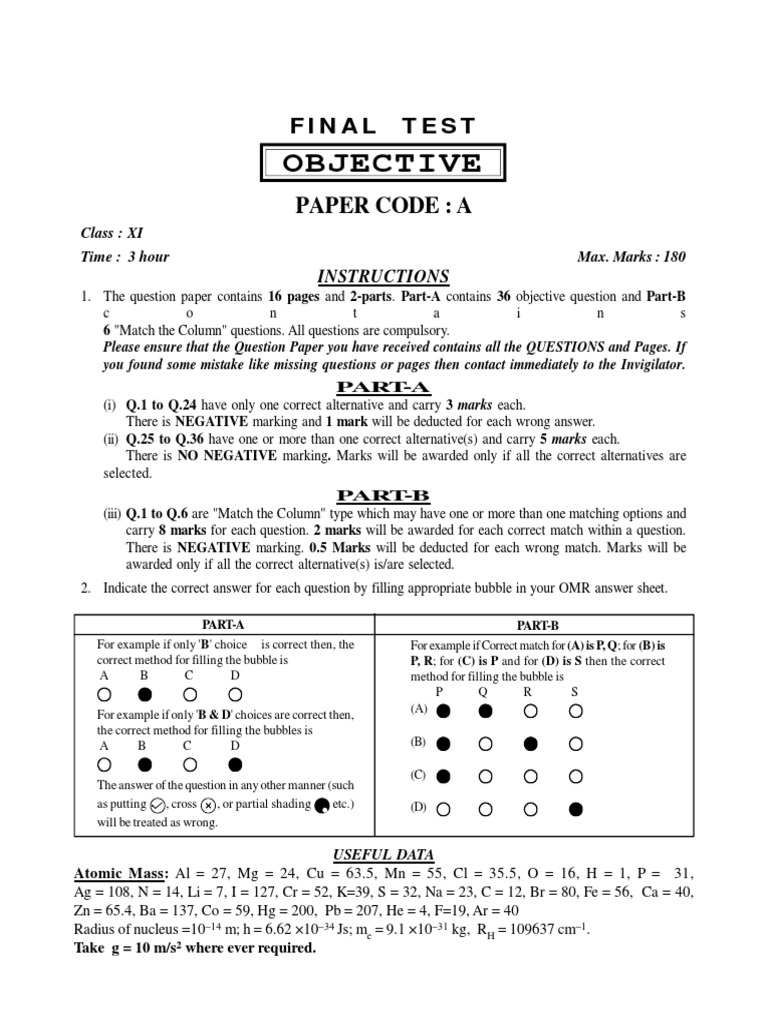 MPC-28-02-11th (PQRS & J) Code-A | PDF | Gases | Friction