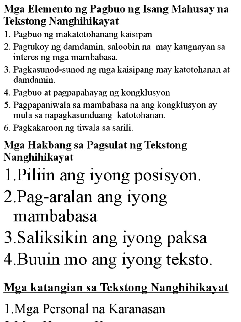 Tekstong Persweysib | PDF