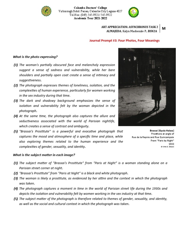 Asynch Task 2 | PDF | Composition (Visual Arts) | Vision
