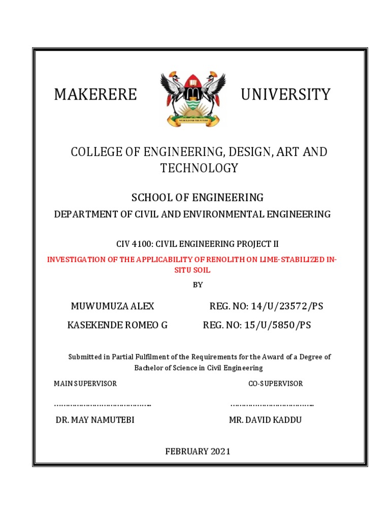 Makerere University: College of Engineering, Design, Art and Technology ...