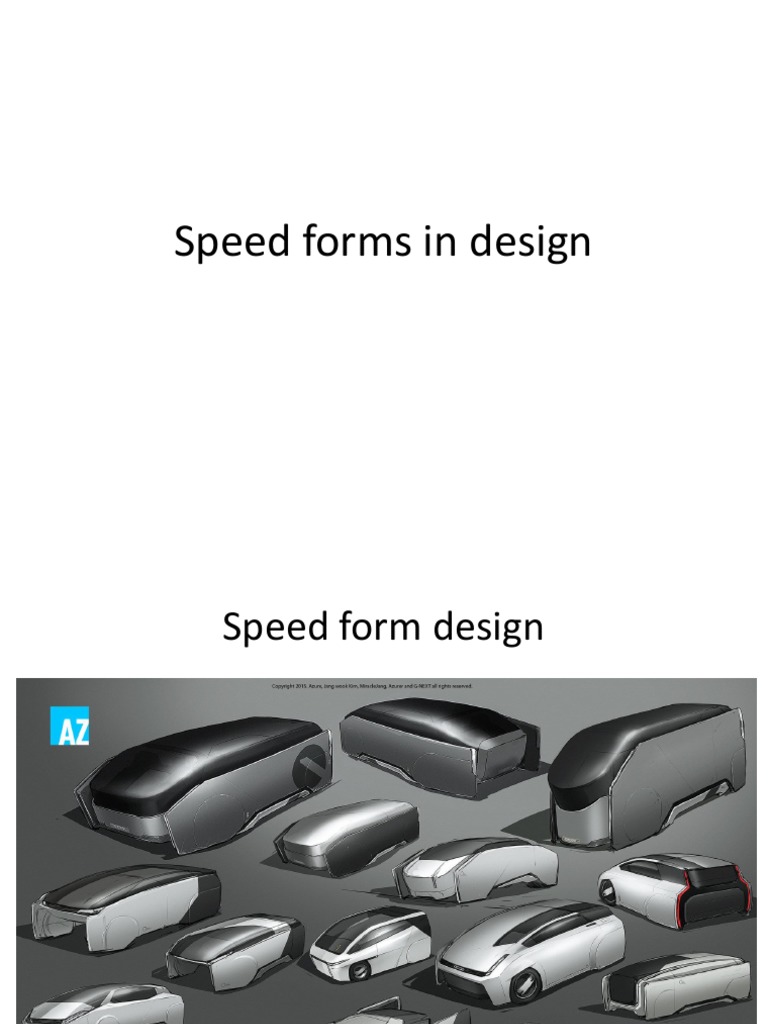 60-Interior Design of Cars & Module-2 - Forms and Speed Forms-10-04-2023 | PDF